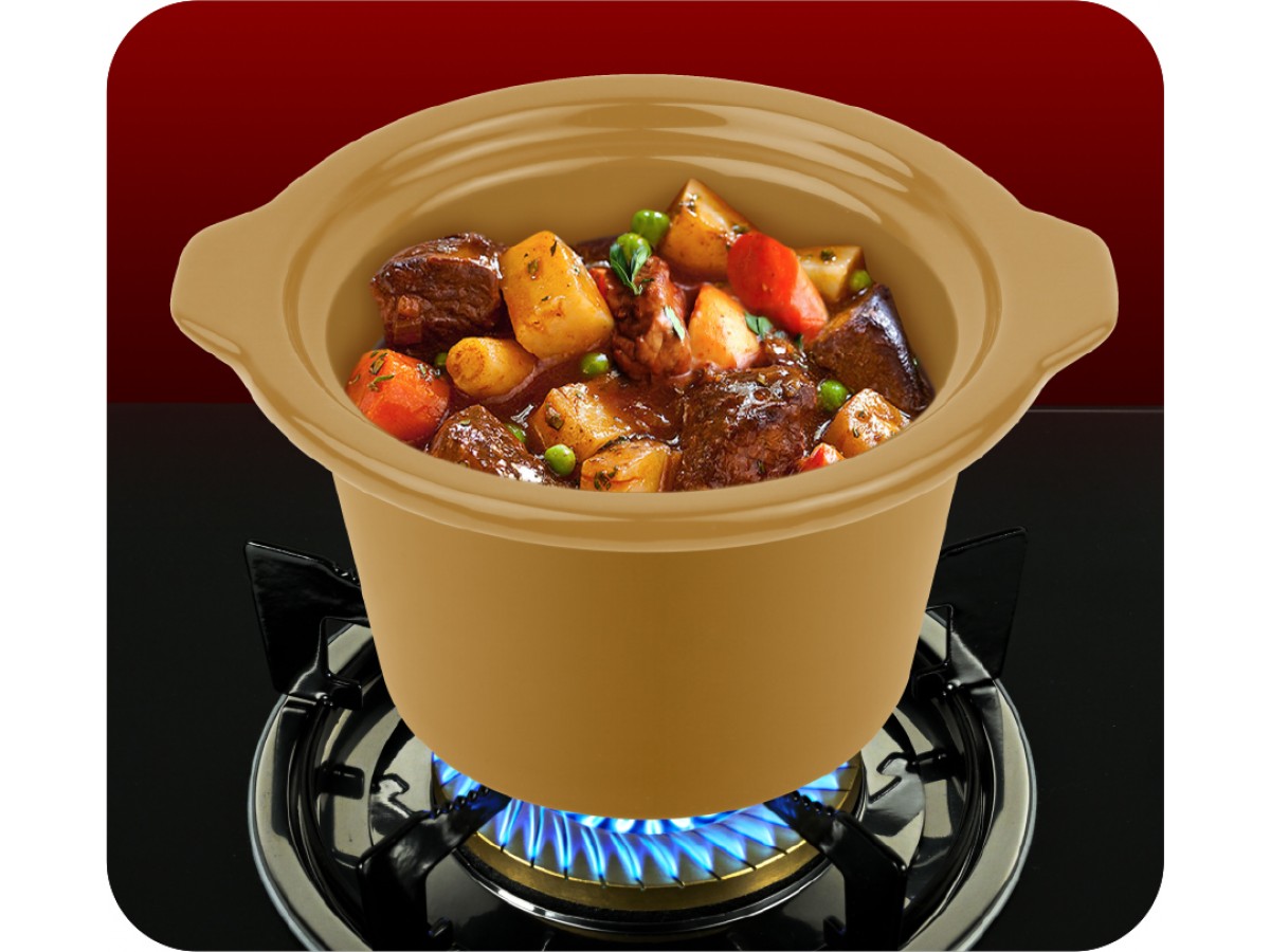 Electric Crockery Pot, 1.5-Litre - Heat-Resistant Ceramic Pot | Takahi ...